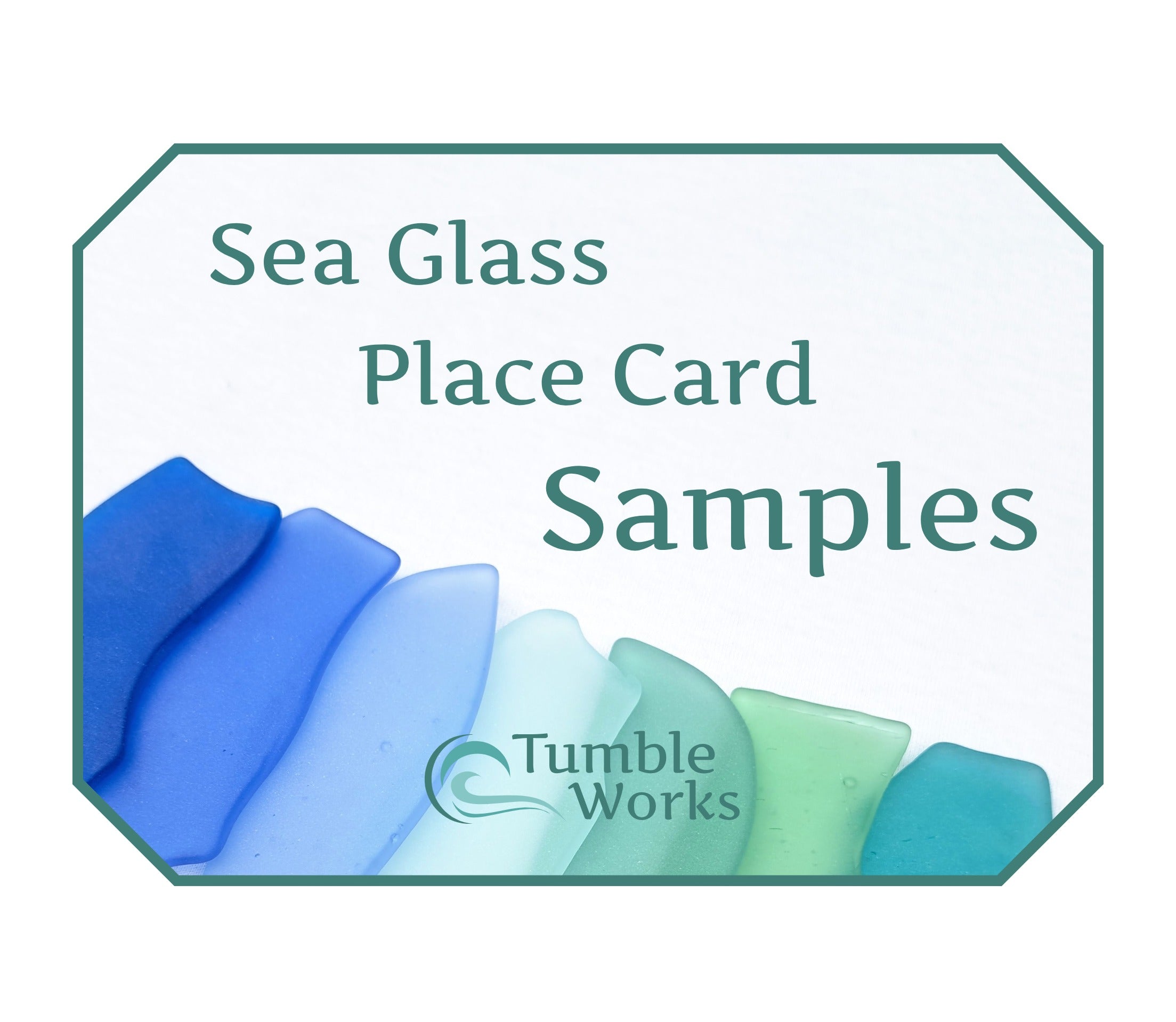 Sea Glass Place Card Color Samples – Tumble Works